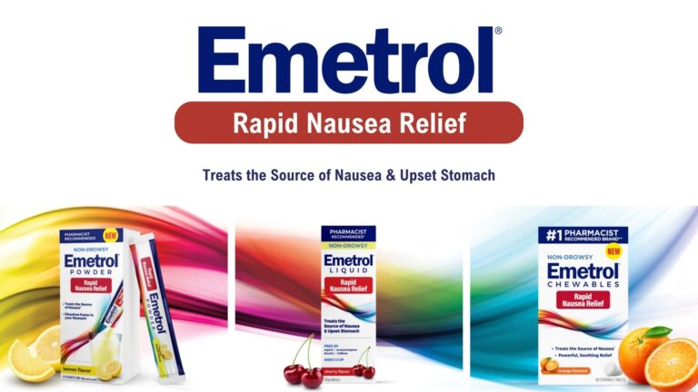 Emetrol: Effective Relief For Nausea And Upset Stomach